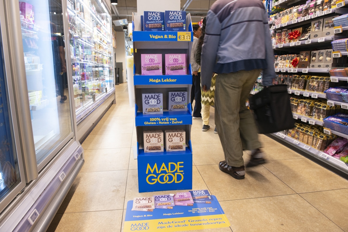 Lime Factory - store floor activation & sampling MadeGood